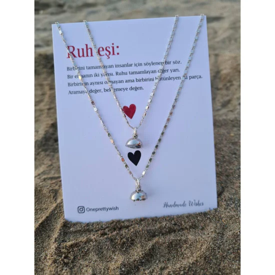 Ruh Eşi Mıknatıslı Sevgili Kolyesi